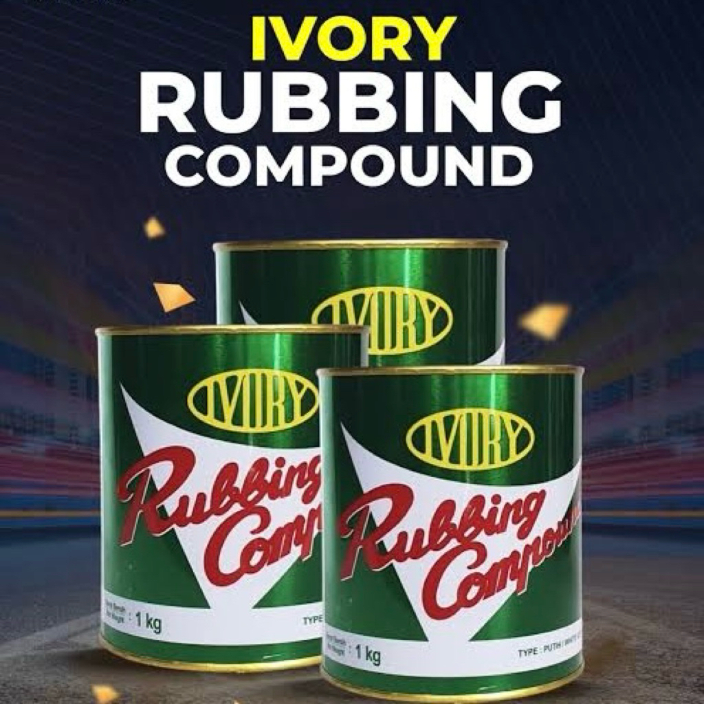 Jual Rubbing Compound 1kg / Kokpon ivory putih | Shopee Indonesia