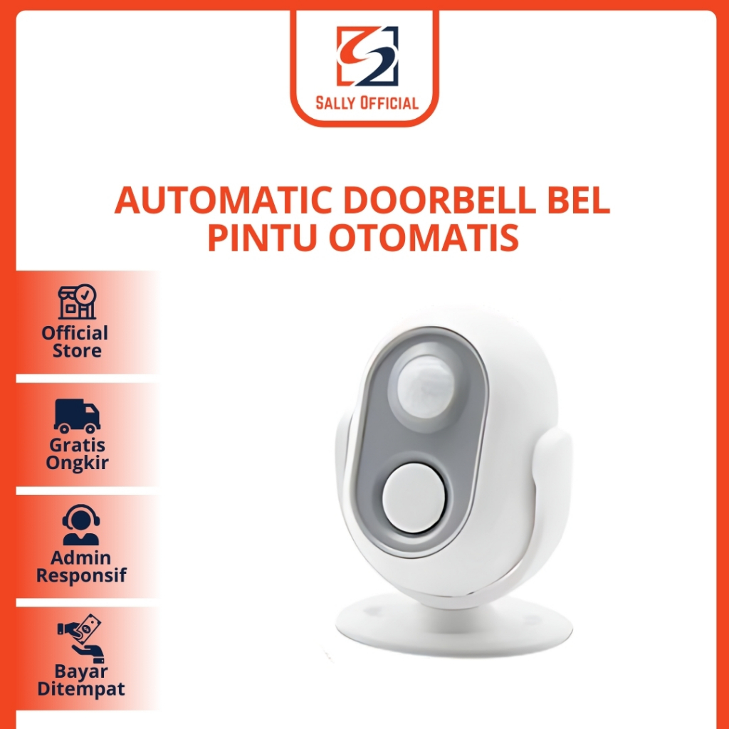 Jual IAutomatic Doorbell Bel Alarm Bel Pintu Otomatis Sensor Sensor ...