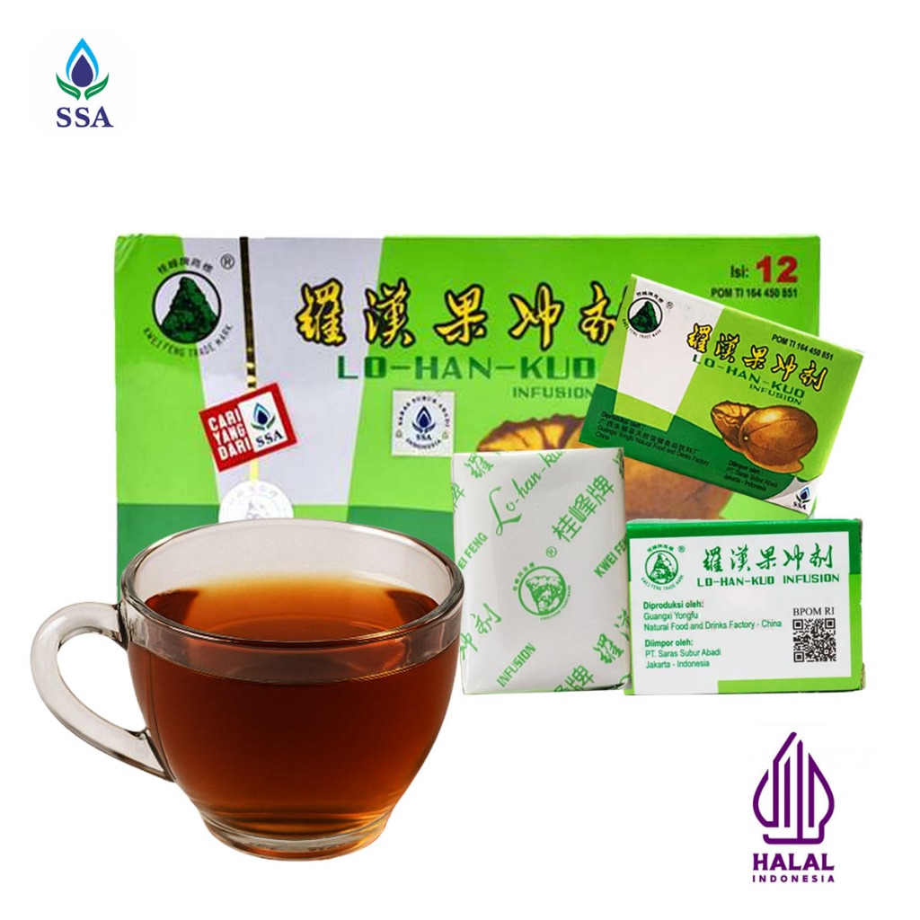 Jual SSA Lo Han Kuo Infusion 12 Tablet Meredakan Gejala Panas Dalam ...