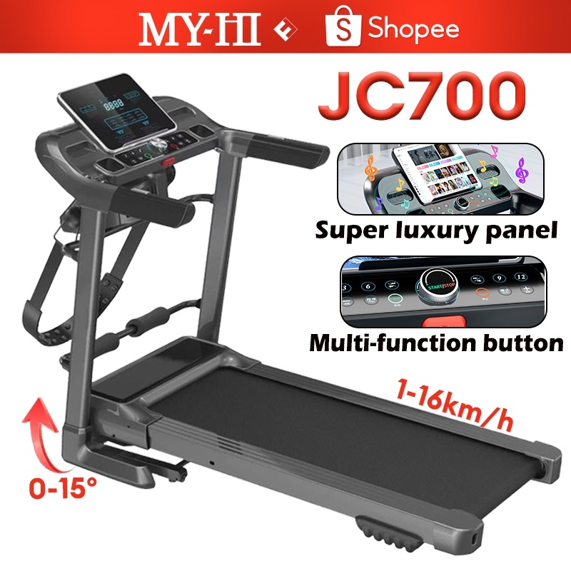 Jual MY-HI Treadmill Incline JC700 4HP 1-16km/h Treadmill Electric Low ...