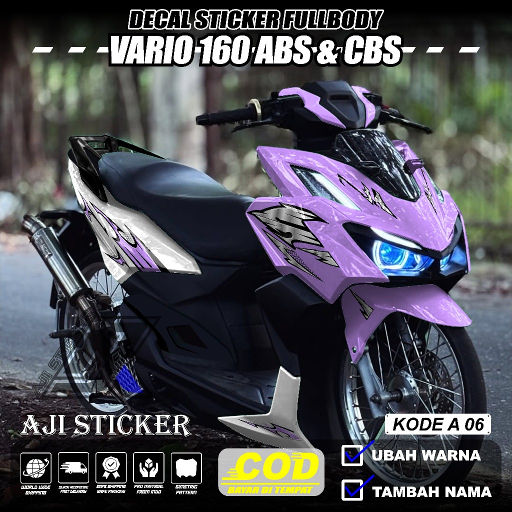 Jual Decal Vario 160 Fullbody - Sticker Vario 160 ABS CBS Fullbody ...