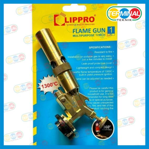 Jual 2500-66 Gas Torch Flame Gun Lippro Japan kepala las full kuningan ...