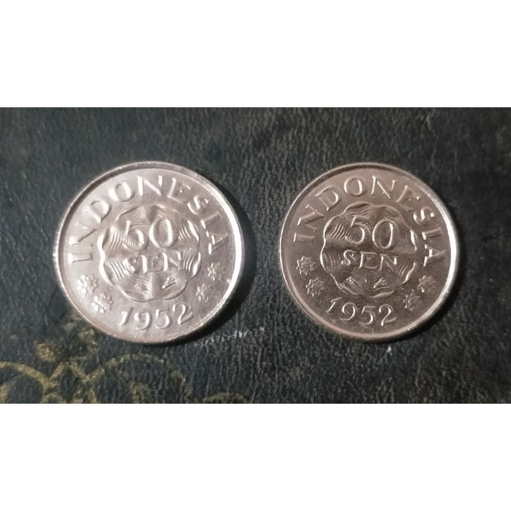 Jual koin mahar 1 rupiah (50 sen + 50 sen) | Shopee Indonesia
