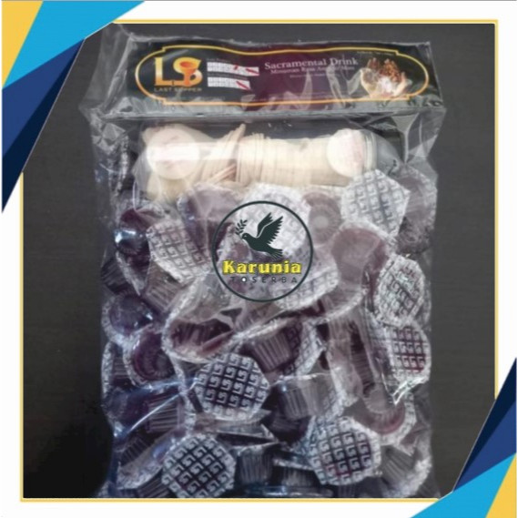 Jual Paket Anggur dan hosti ayat perjamuan kudus /Anggur dan roti ...