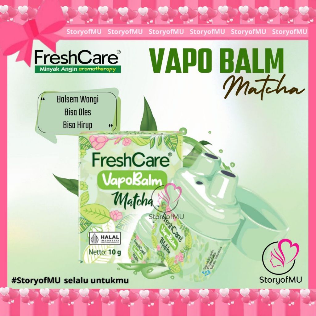 Jual StoryofMU - FRESH CARE Vapobalm Matcha 2in1 10gr - Freshcare ...