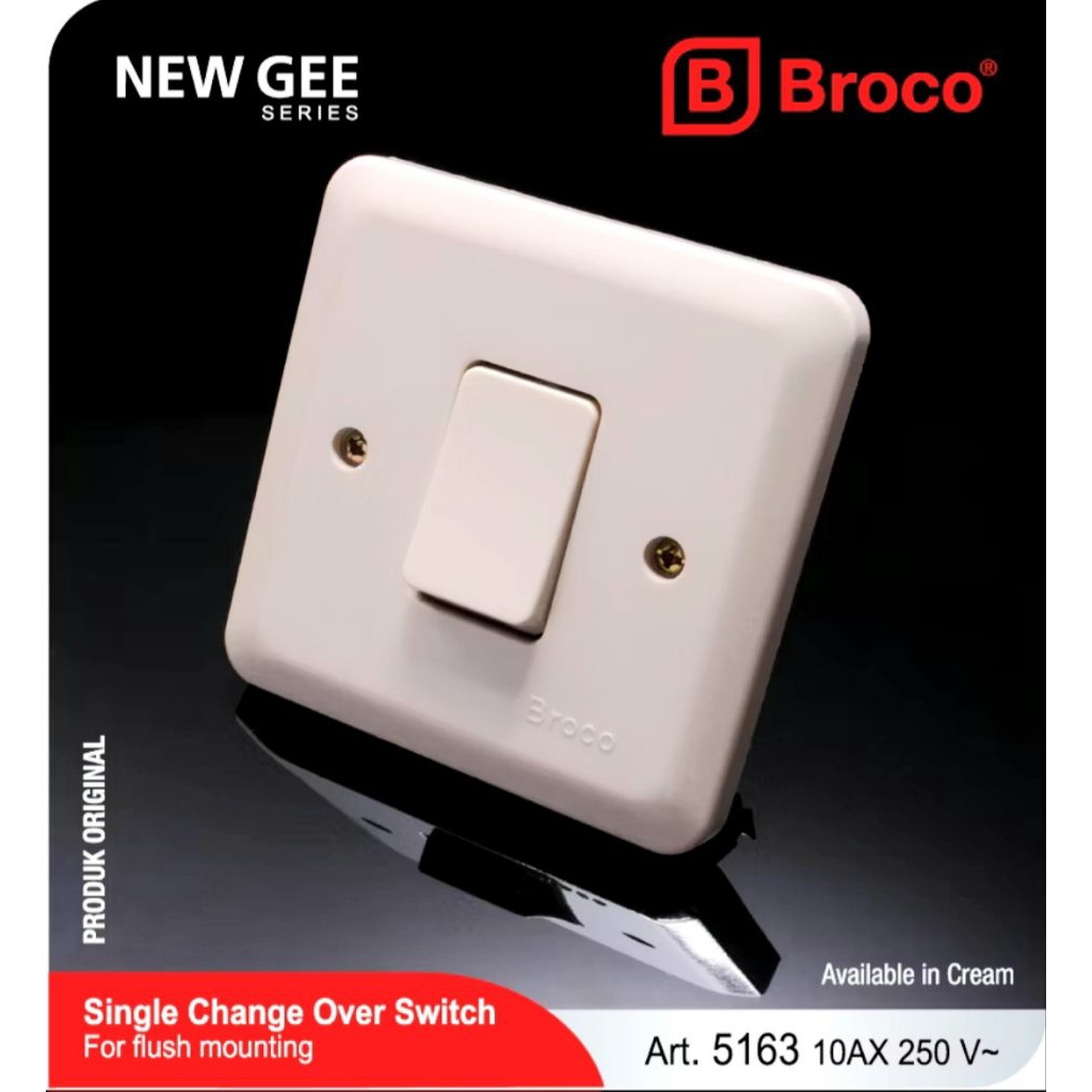 Jual Broco Saklar Inbow Engkel / Saklar Tanam Broco New Gee Single ...