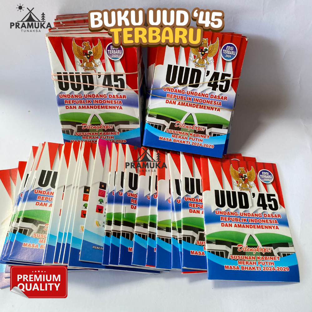 Jual Grosir Pramuka Murah – Buku UUD 45 Susunan Undang-Undang, Kabinet ...