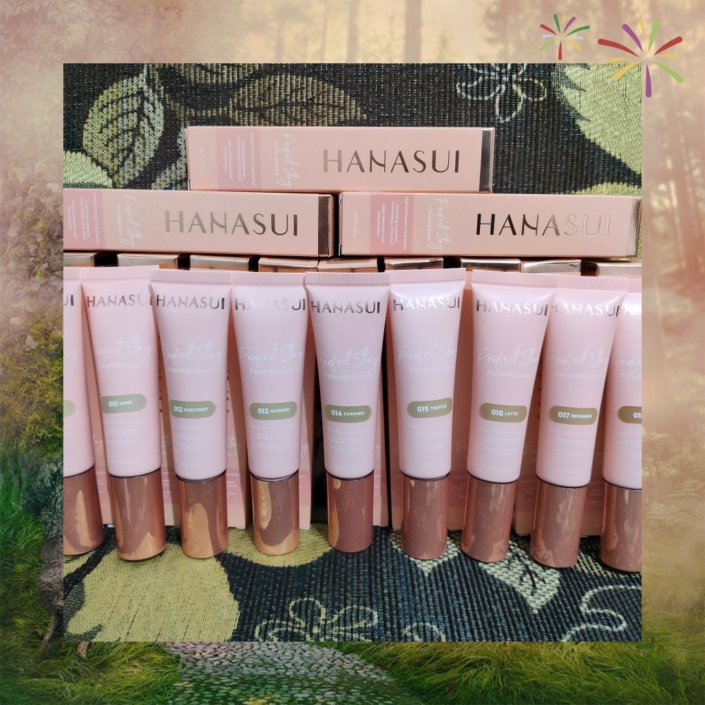 Jual Hanasui Perfect Stay Foundation 25g | Shopee Indonesia