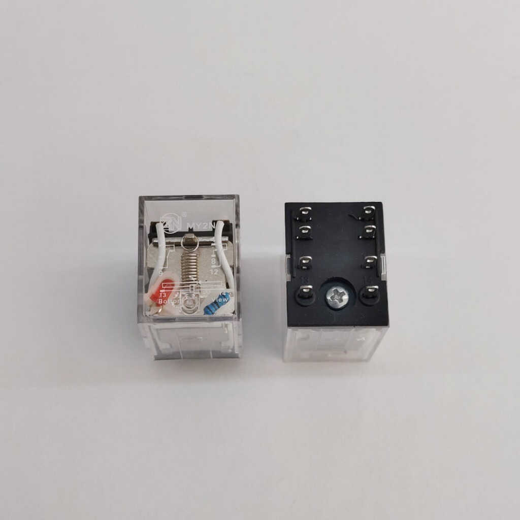 Jual RELAY ZN MY2N AC 220V RELAY 220VAC KAKI TUMPUL / SOCKET | Shopee ...