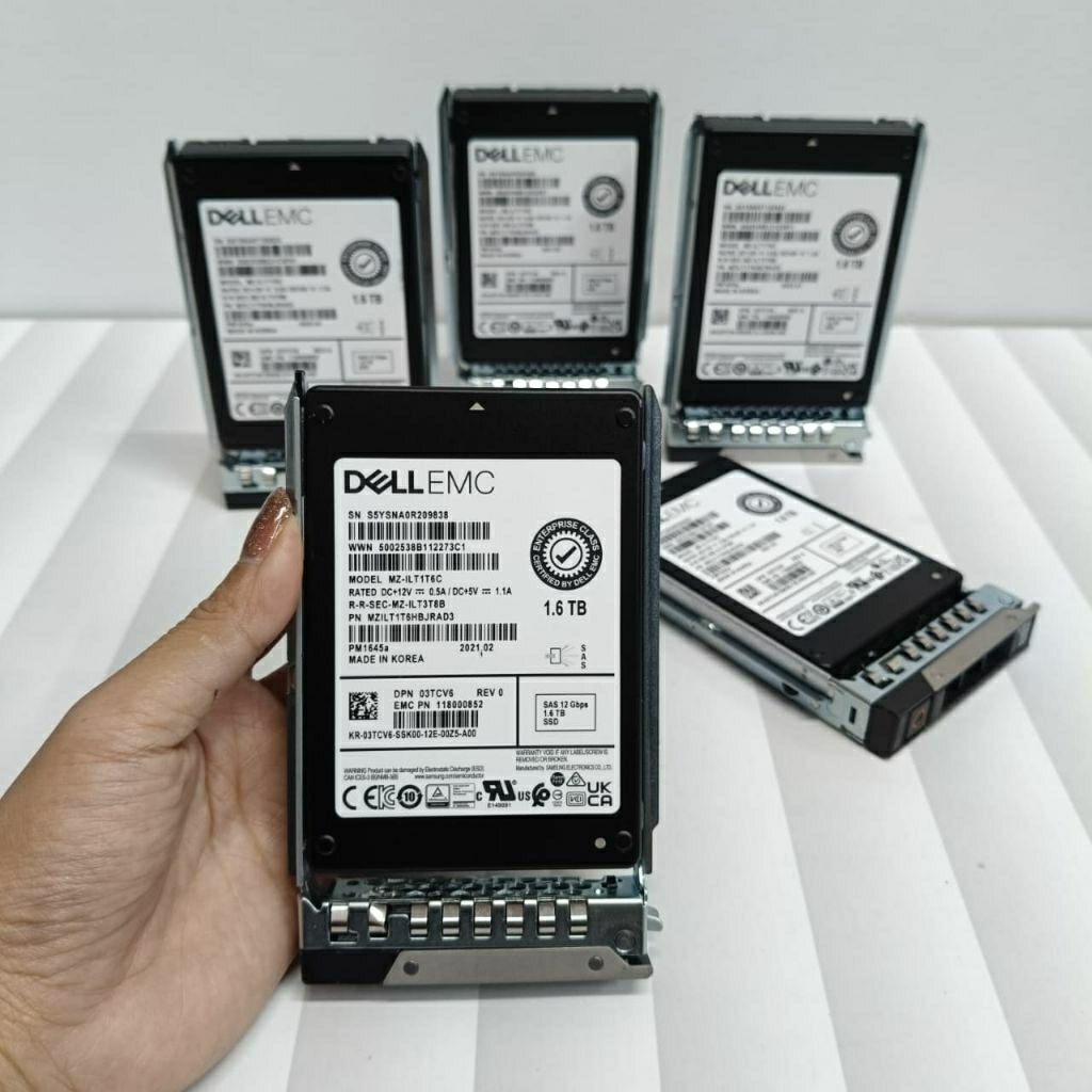 Jual Dell EMC SSD SAS 1.6TB 12Gbps MZ-ILT1T6C Solid State Drive Like ...