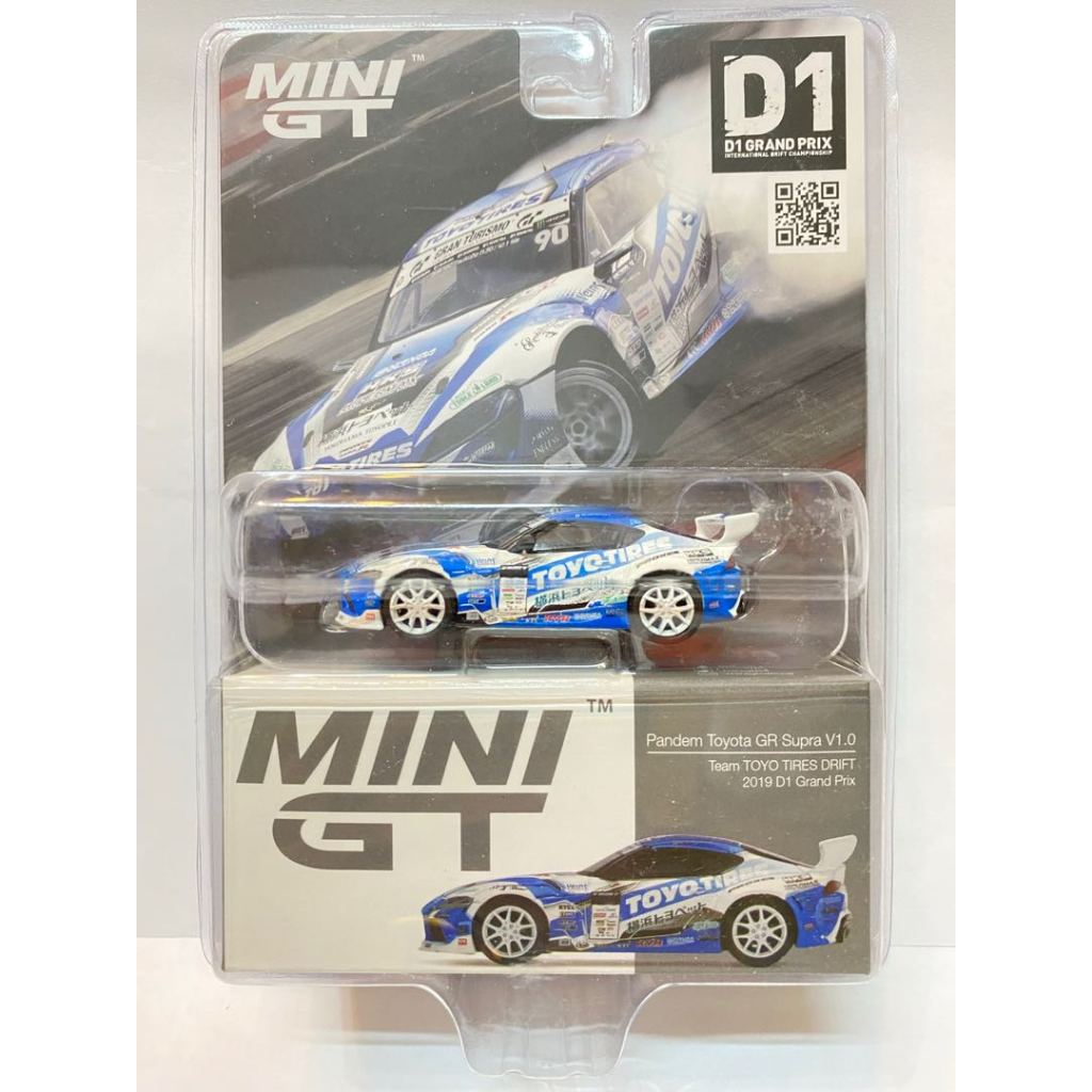 Jual Mini GT 233 Pandem Toyota GR Supra V1.0 Team Toyo Tires Drift D1 ...