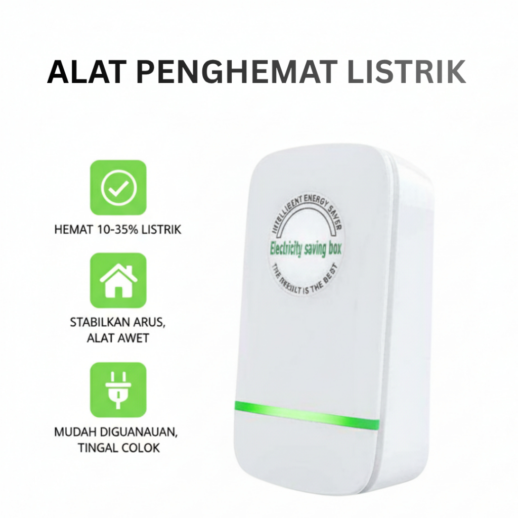 Jual Alat Penghemat Listrik Hemat Daya Electricity Saving Box Power ...