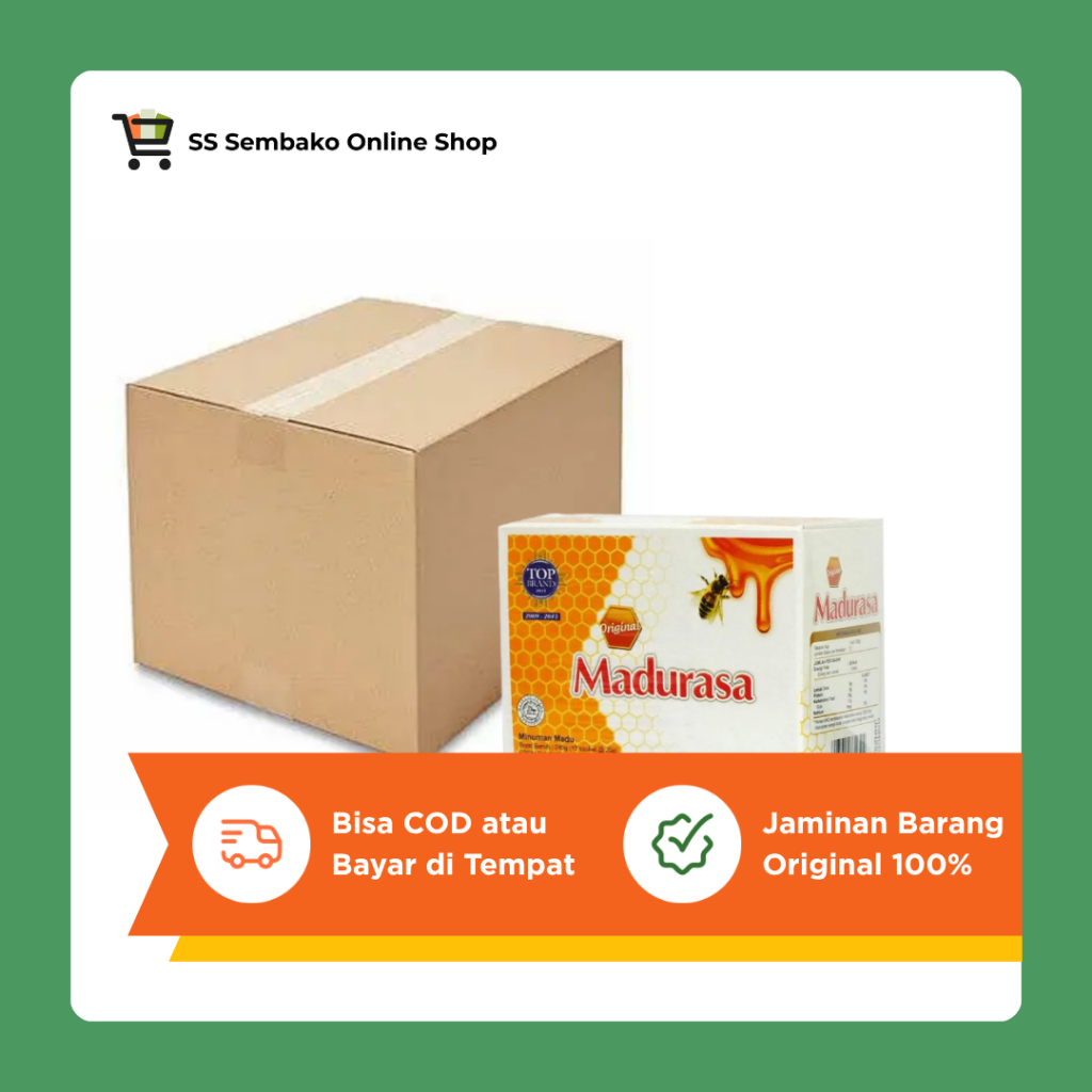 Jual Madurasa 1 Karton Isi 24 Box – Madu Sachet Segar, Jaga Imun ...