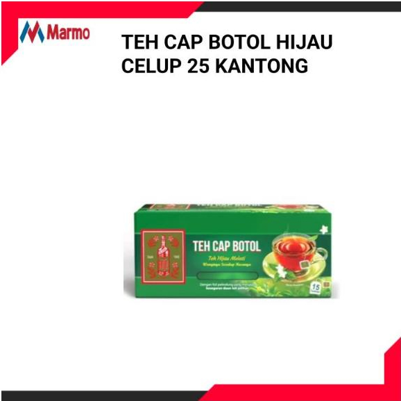 Jual TEH CAP BOTOL HIJAU CELUP 25 KANTONG | Shopee Indonesia
