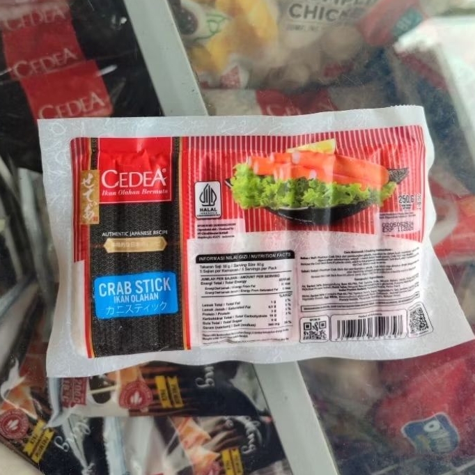 Jual CRAB STICK CEDEA ISI 250 GRAM | Banna Foody | Snack Viral | Shopee ...