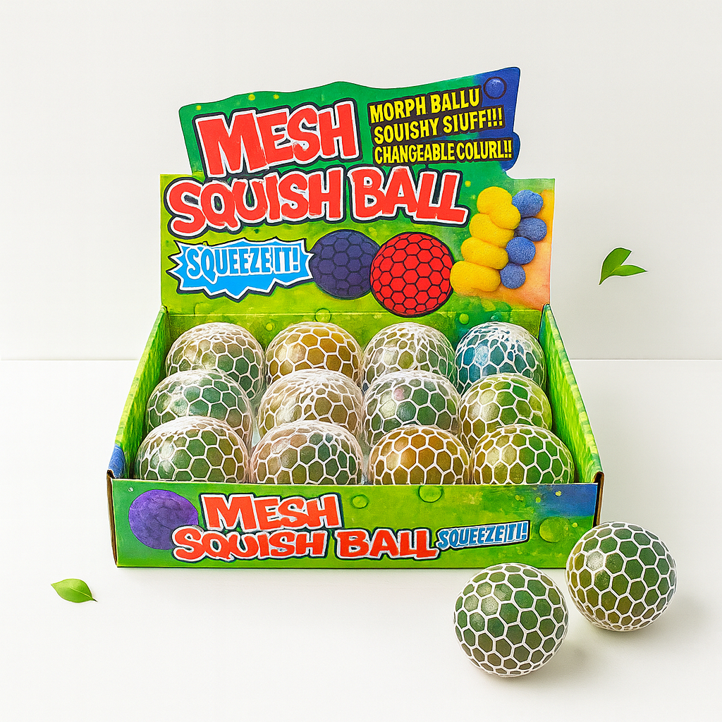 Jual Mainan Squishy Smash Ball 24 Pcs / Bola Anggur Pencet Anti Stress ...