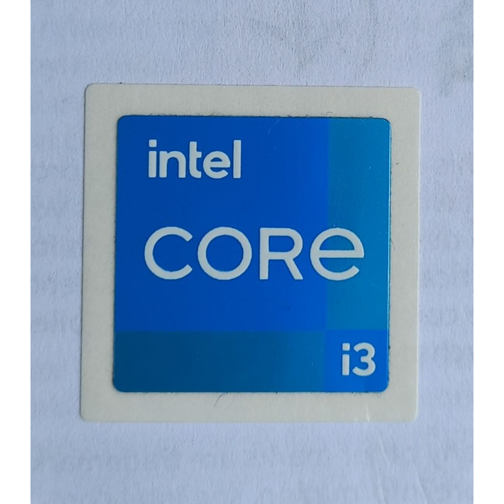 Jual Stiker Core i3 gen 12 sticker asli bawaan processor original ...