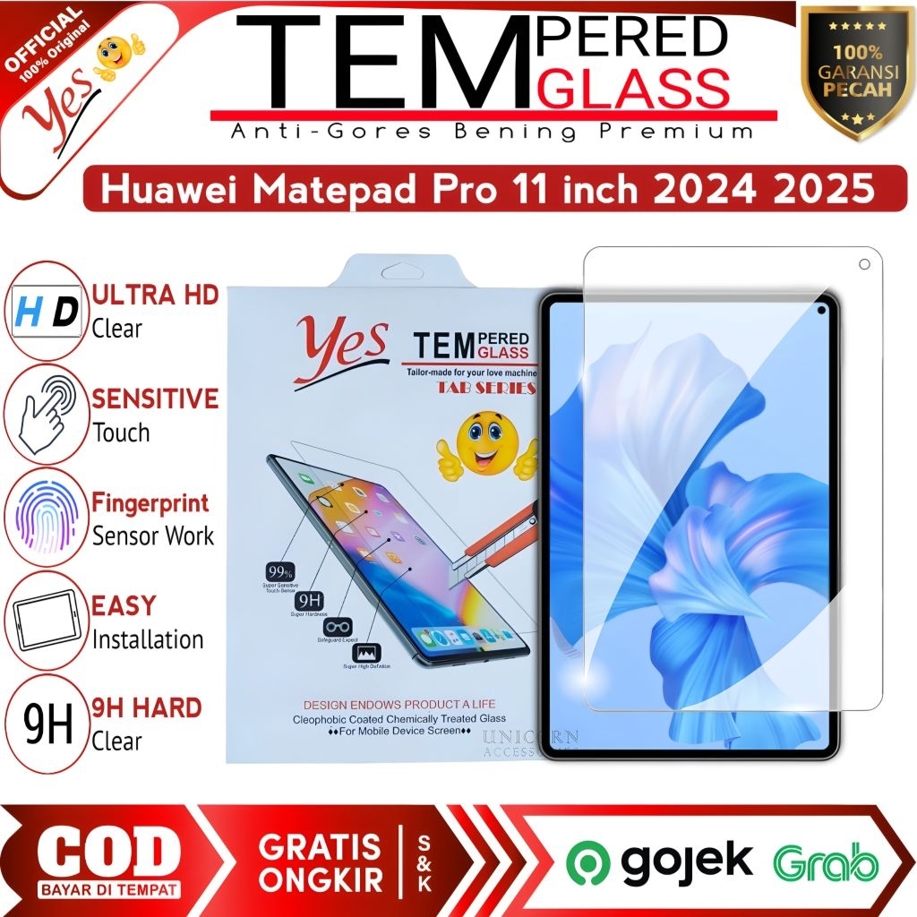 Jual Huawei Matepad Pro 11 | 11 inch 2022 Tempered Glass YES Anti Gores ...