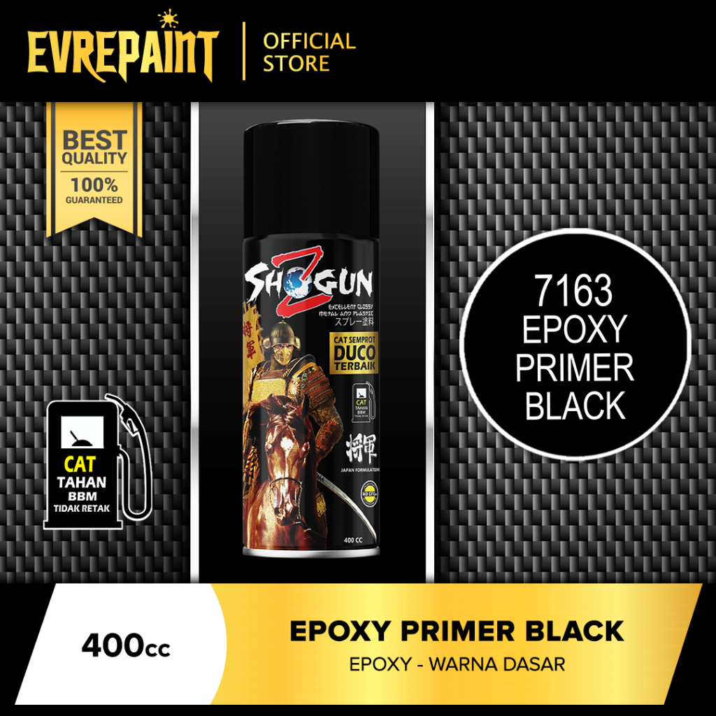 Jual Cat Pilox Pilok Pylox Shogun Z Epoxy Epoksi Dasar Black Hitam Duco ...