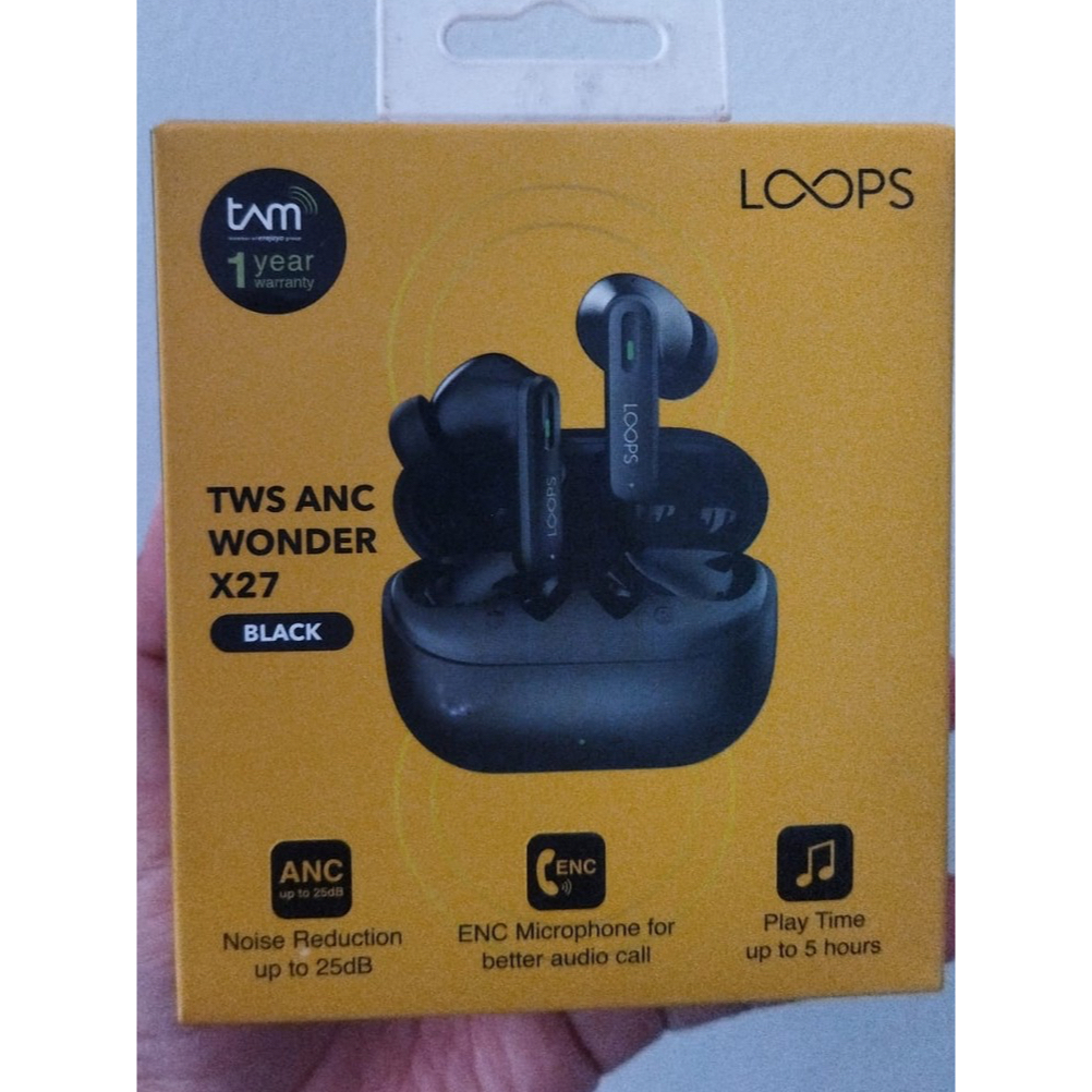 Jual Loops TWS ANC Wonder X27 ANC hingga 25dB | Shopee Indonesia