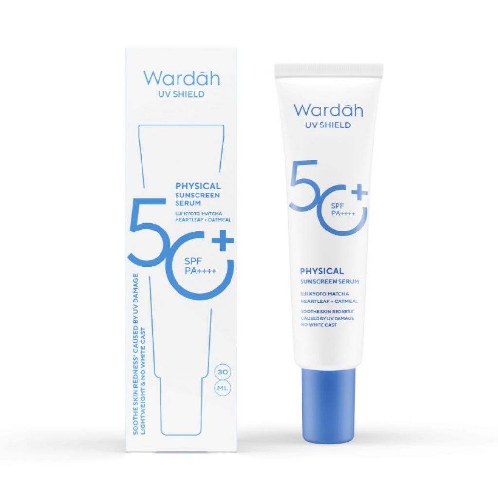 Jual Wardah UV Shield Physical Sunscreen SPF 50/PA++++ 30ml | Shopee ...