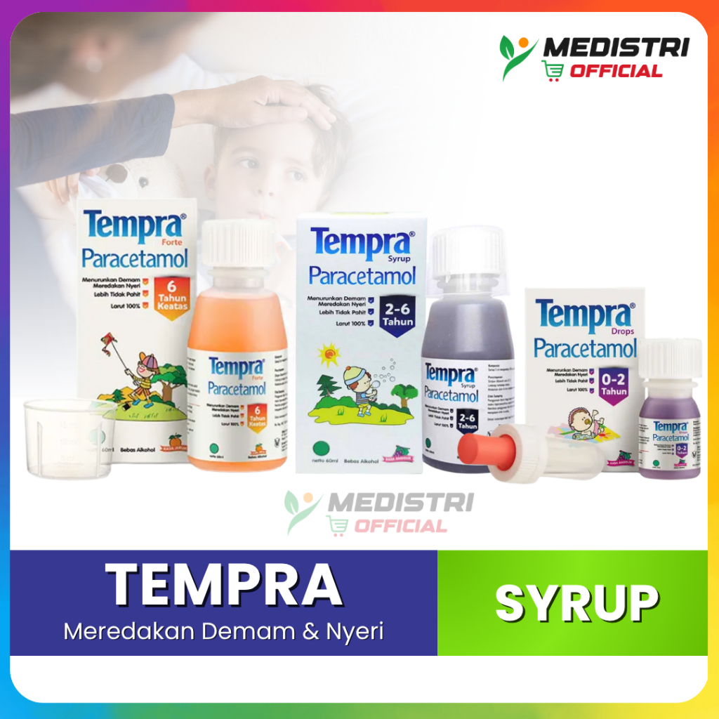 Jual TEMPRA Paracetamol Drop Sirup Forte - Obat Panas Demam Pereda ...