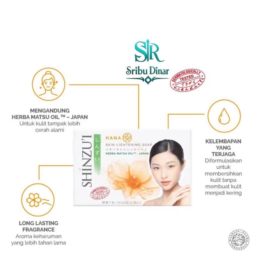 Jual SHINZUI SKIN LIGHTENING BAR SOAP 80GR | SABUN MANDI BATANG SHINZU ...