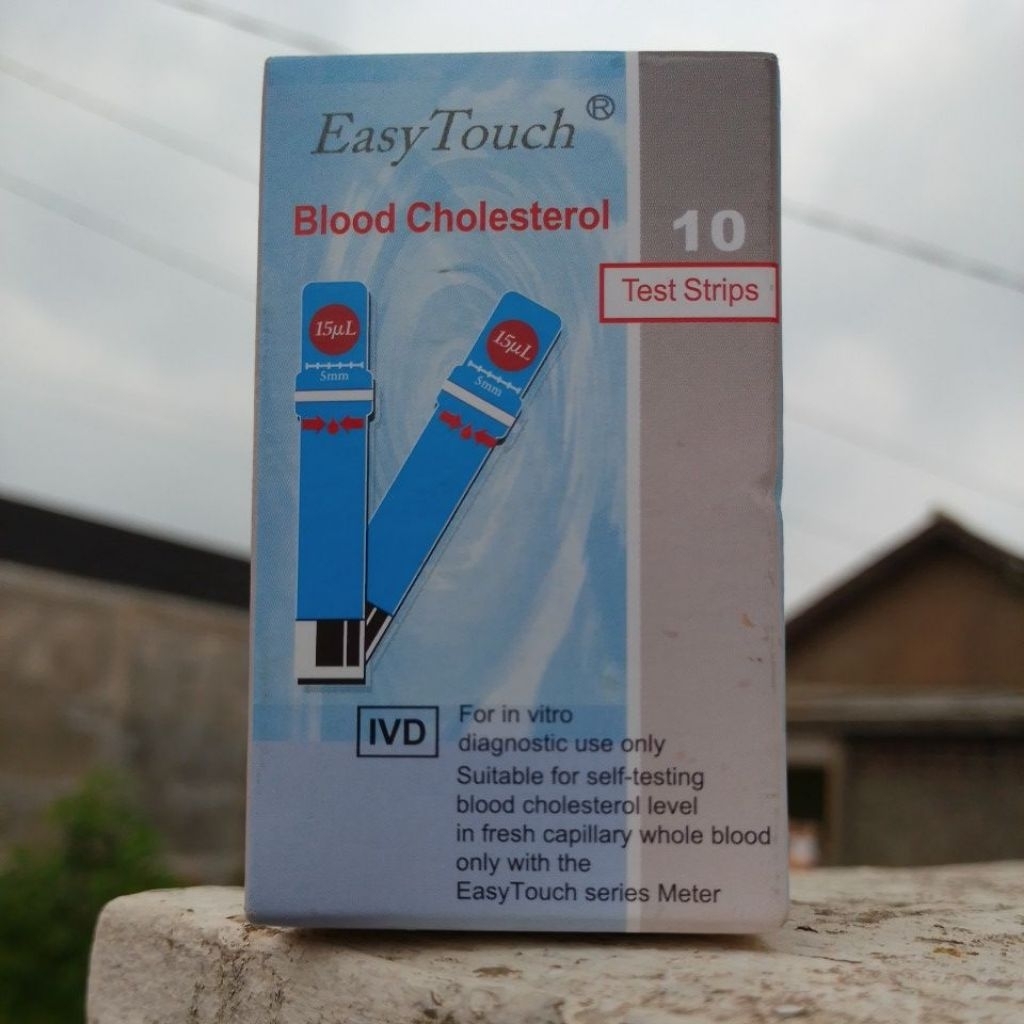 Jual Easy Touch Blood Cholesterol 10 test strips | Shopee Indonesia