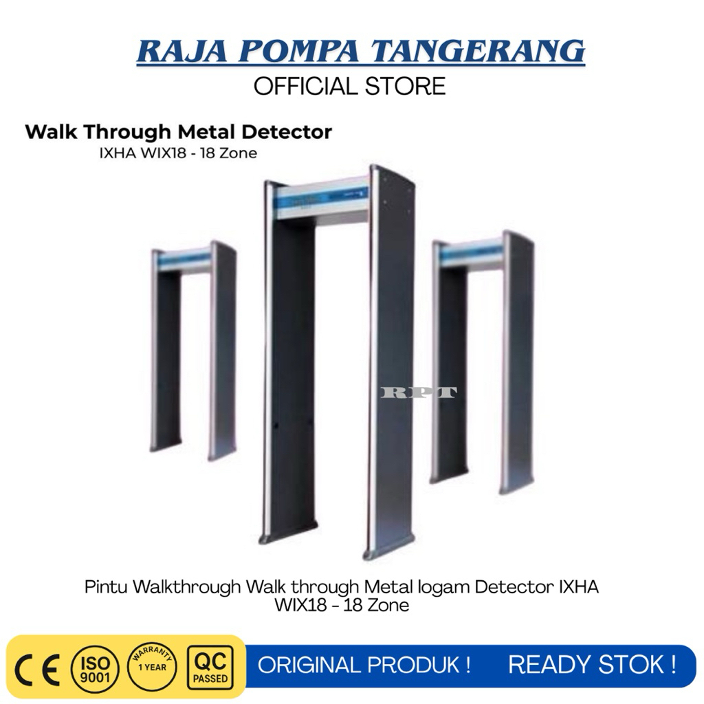 Jual Pintu Walkthrough Walk through Metal logam Detector IXHA WIX18 ...
