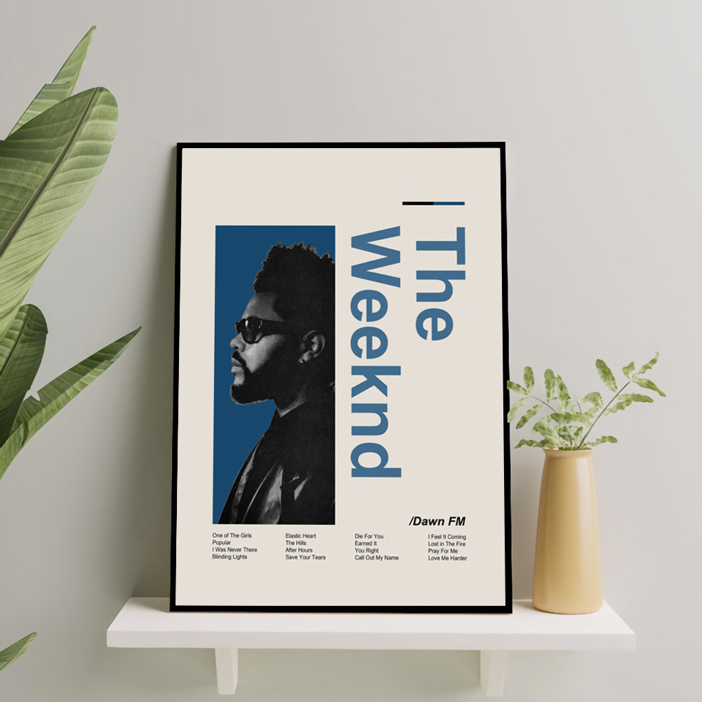 Jual Poster The Weeknd - Dawn FM Cover Album Frameblock | Shopee Indonesia