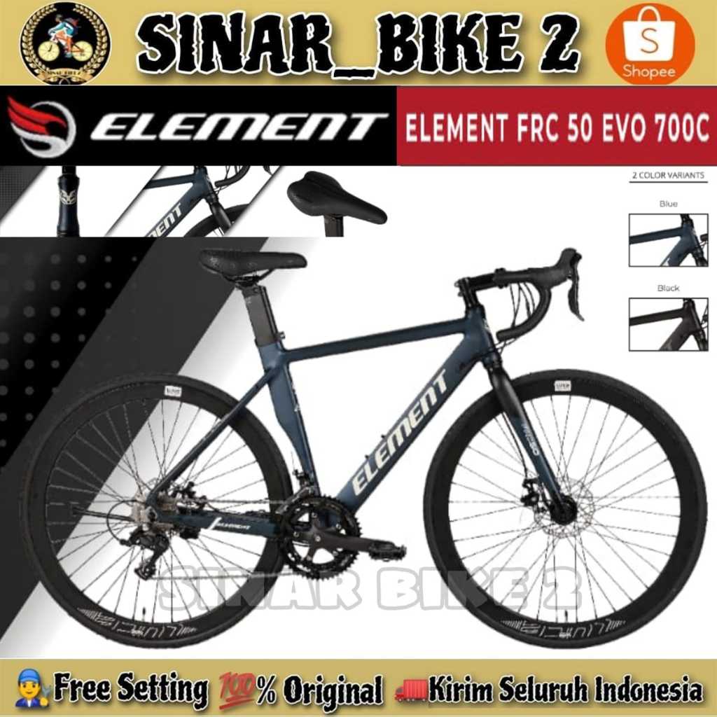 Jual Sepeda Balap ELEMENT FRC 50 EVO Ukuran 700C Untuk Remaja dan ...