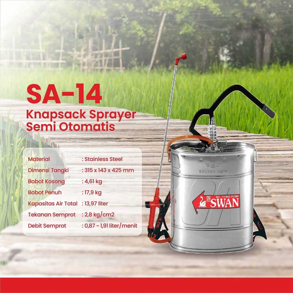 Jual Swan - Manual Sprayer Swan 14 liter Dan 15 liter - Alat semprot ...