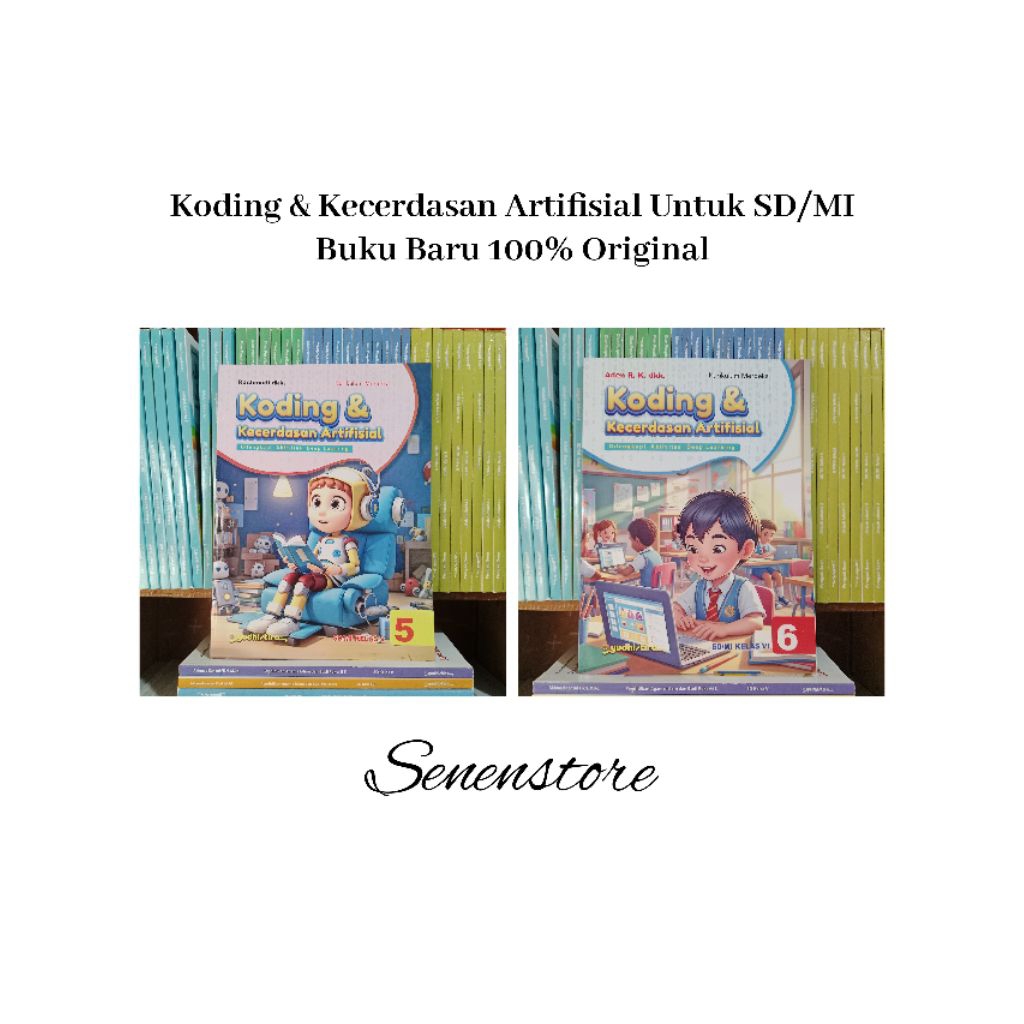Jual Buku KODING & KECERDASAN ARTIFISIAL Kelas 5/V 6/VI SD/MI Terbaru ...