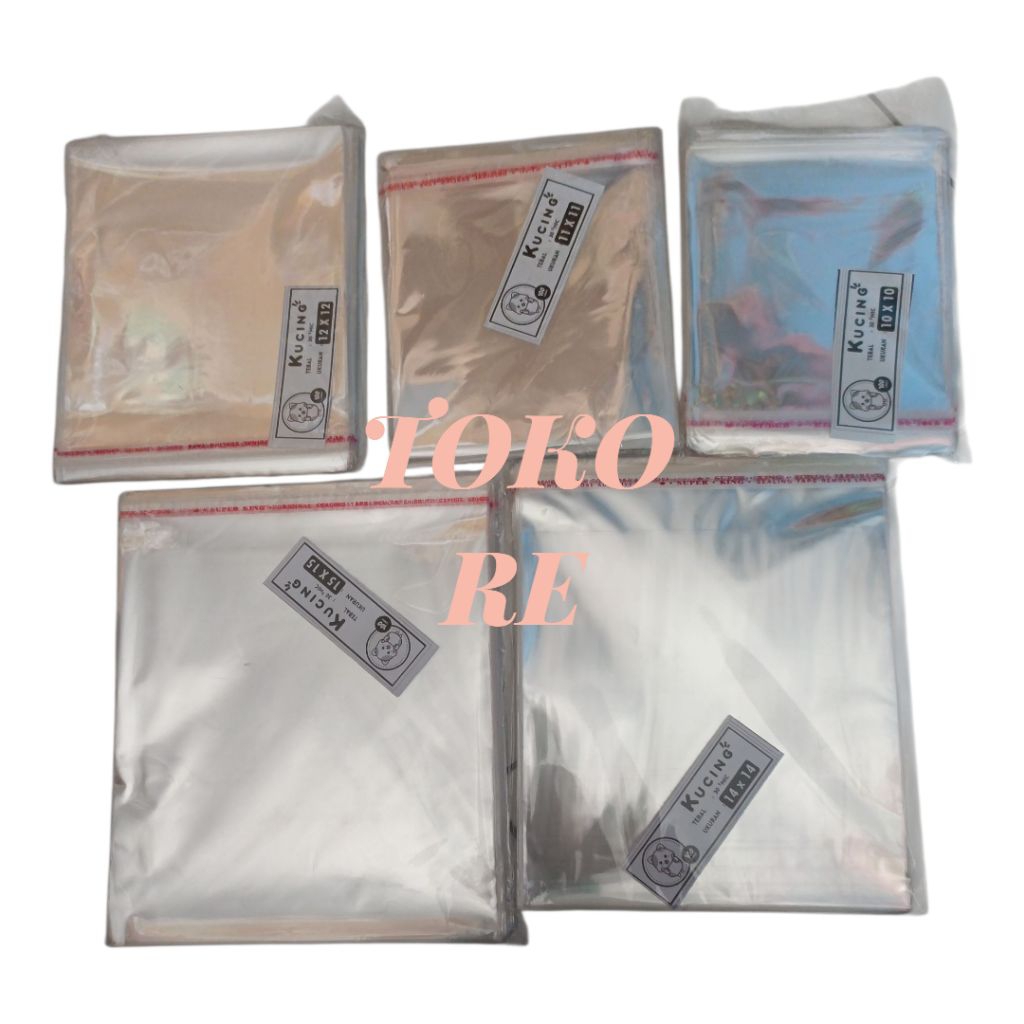 Jual Plastik OPP isi 100 lembar 10x10 11x11 12x12 | Shopee Indonesia