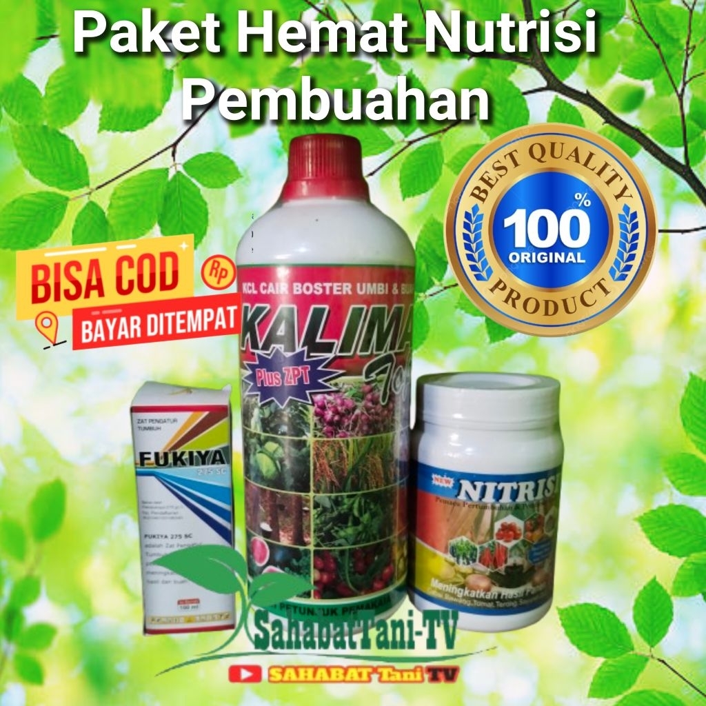 Jual Paket Hemat Nutrisi (Fukiya 100 ml + Kalimaxtop+Nitrisi B) paket ...