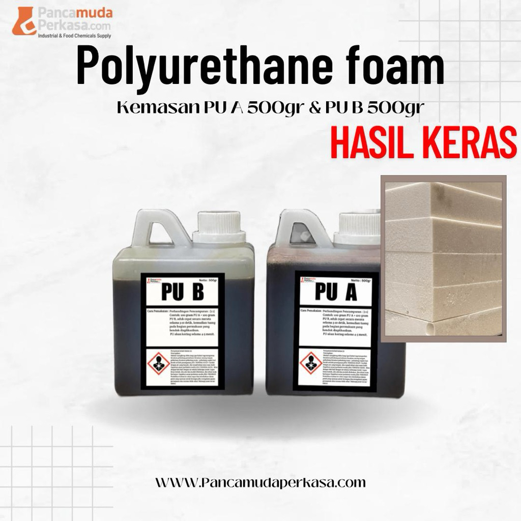Jual POLYURETHANE FOAM 500gram SET 1kg / PENAMBAL ATAP BOCOR DAN ...