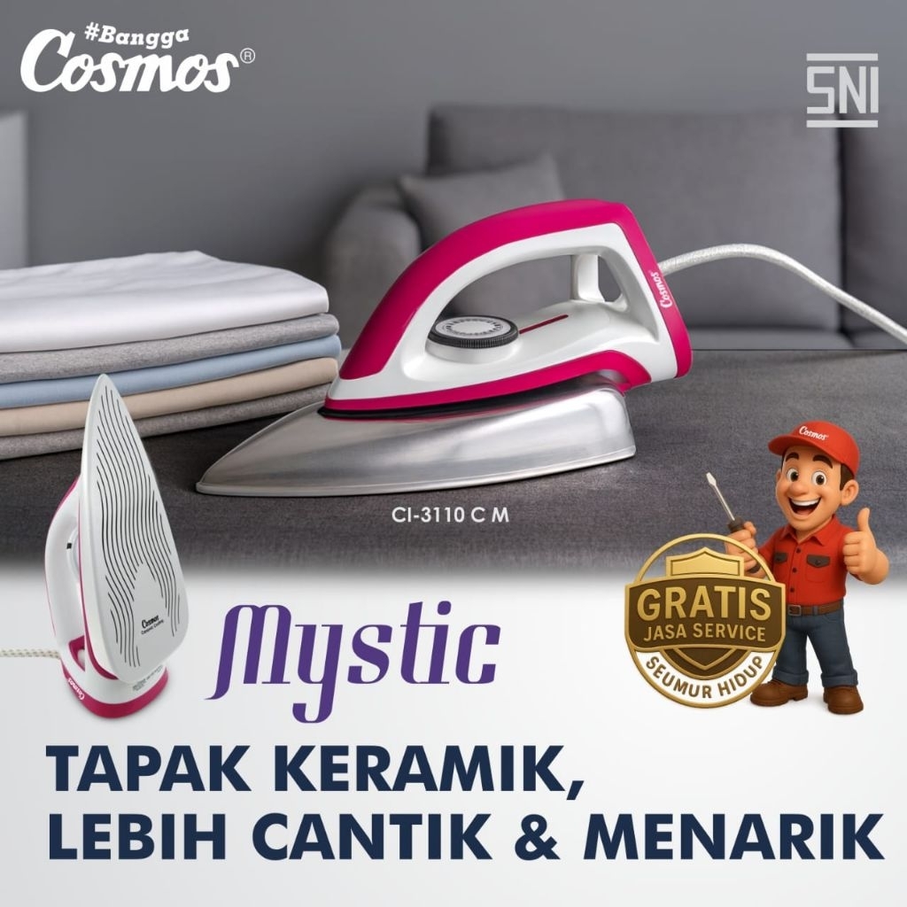 Jual BATAM - COSMOS CI3110C CI 3110 C setrika listrik otomatis ceramic ...