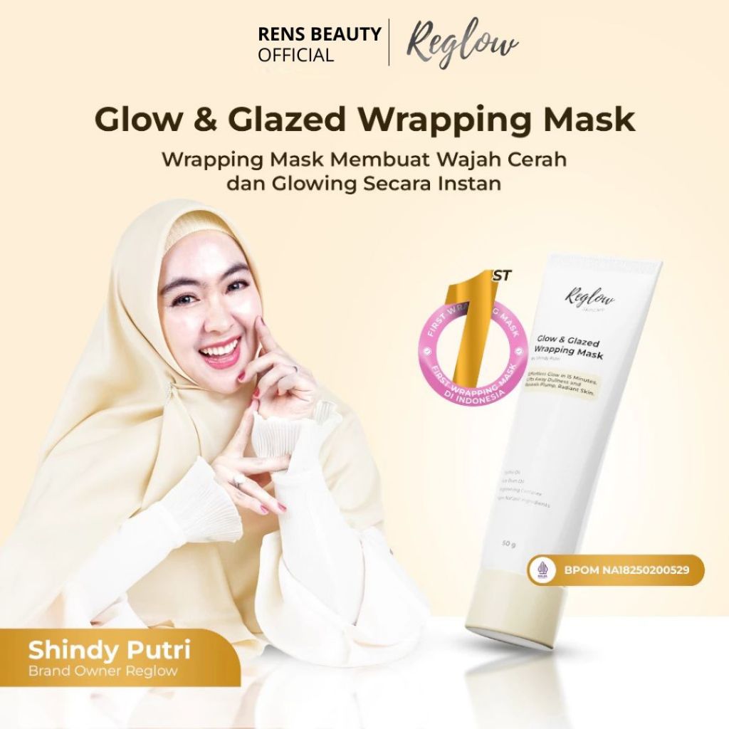 Jual Glow & Glazed Wrapping Mask – Masker Pencerah Instan untuk Wajah ...