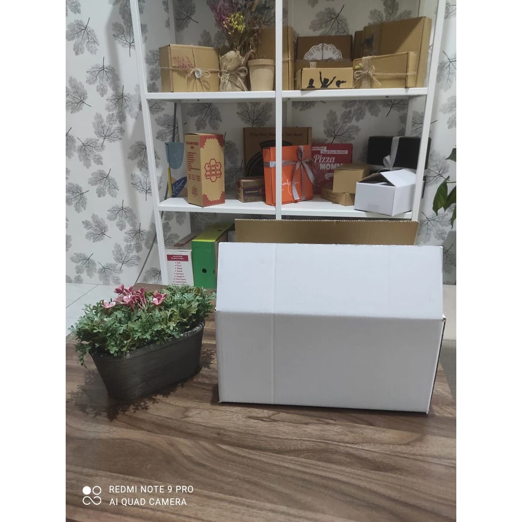Jual Box Putih Polos Dus Karton Kemasan Normal Box Packaging Ukuran ...