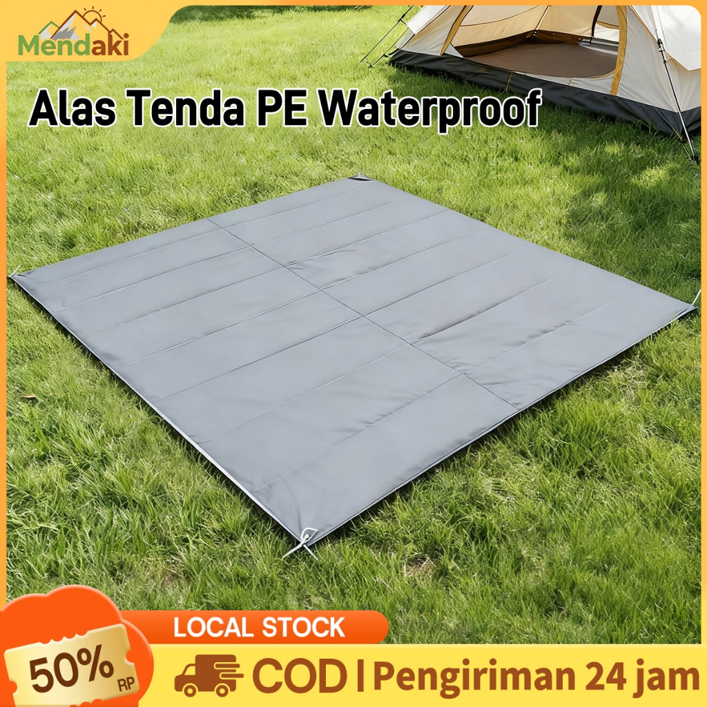 Jual Mendaki Foot Print Alas Tenda Camping PE Groundsheet Tarp Waterproof OP/Footprint Alas ...
