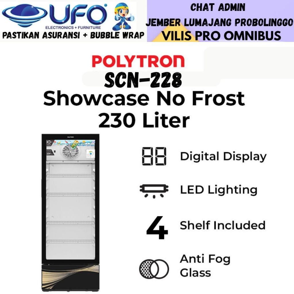 Jual POLYTRON SCN227 (-) DIGITAL DISPLAY SCN228 (+) DIGITAL DISPLAY ...
