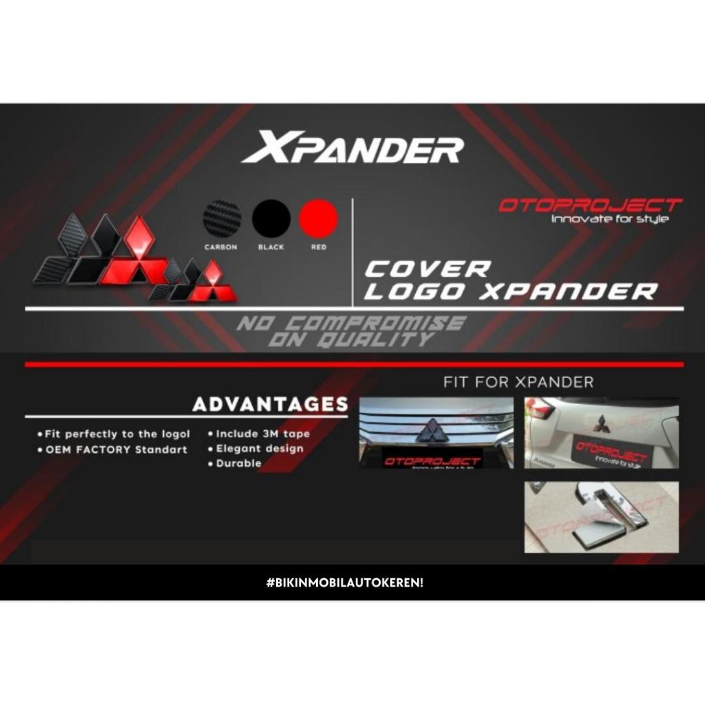 Jual Otoproject - Logo Xpander Black Piano (F+R) | Logo Berlian Xpander ...