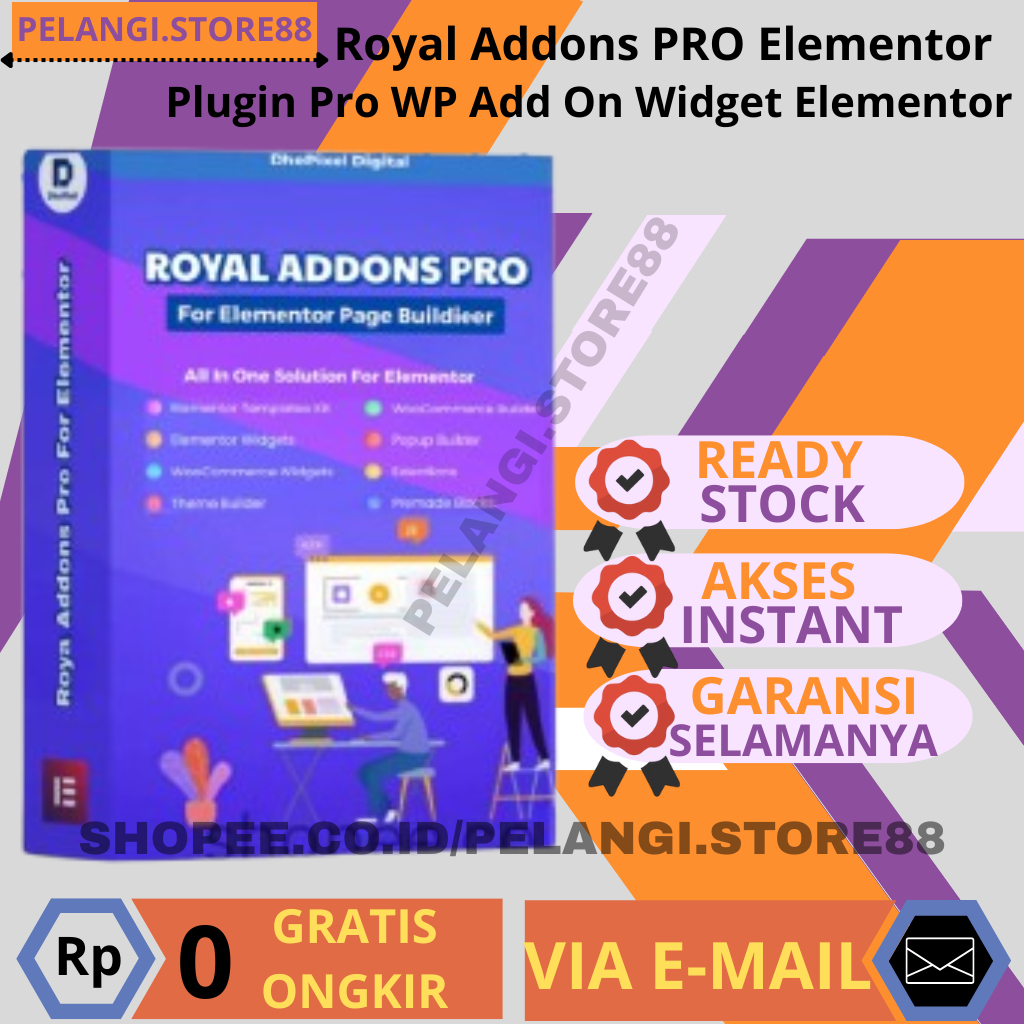 Jual FULL ROYAL PRO ADDONS for Elementor - Plugin Pro Widget Extension ...