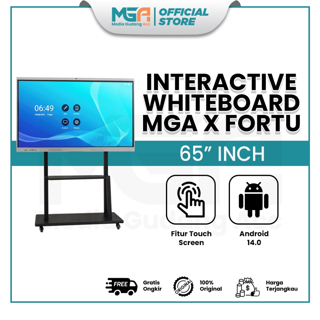 Jual Interactive Whiteboard 65 Inch Touchscreen | Smart TV Edukasi ...