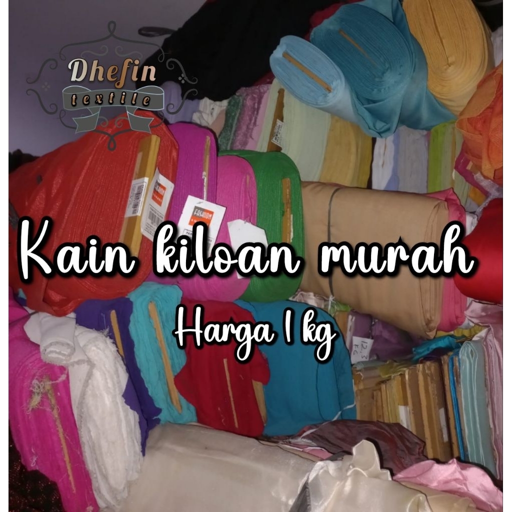 Jual kain kiloan polos termurah HARGA 1kg Kain/kain kiloan murah 1kg ...