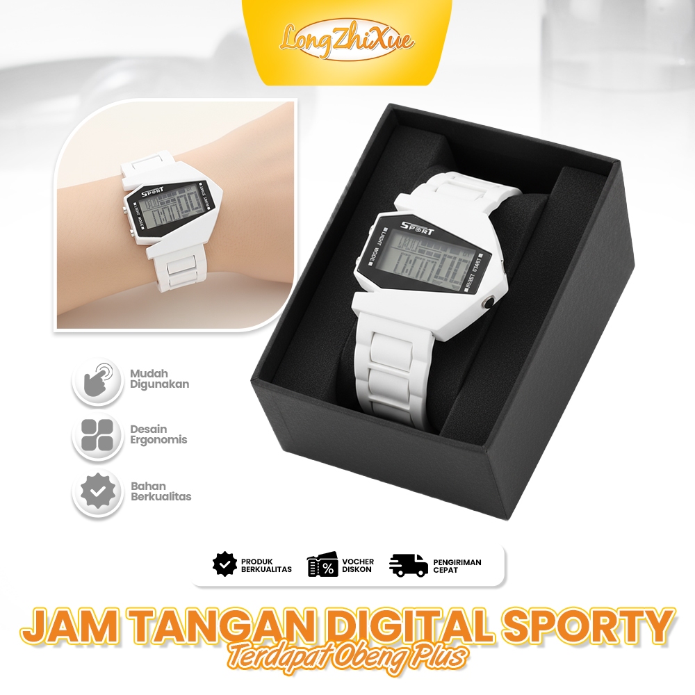 Jual [DESAIN FUTURISTIK] Jam Tangan Digital Sport Model Kokpit - Tampil ...