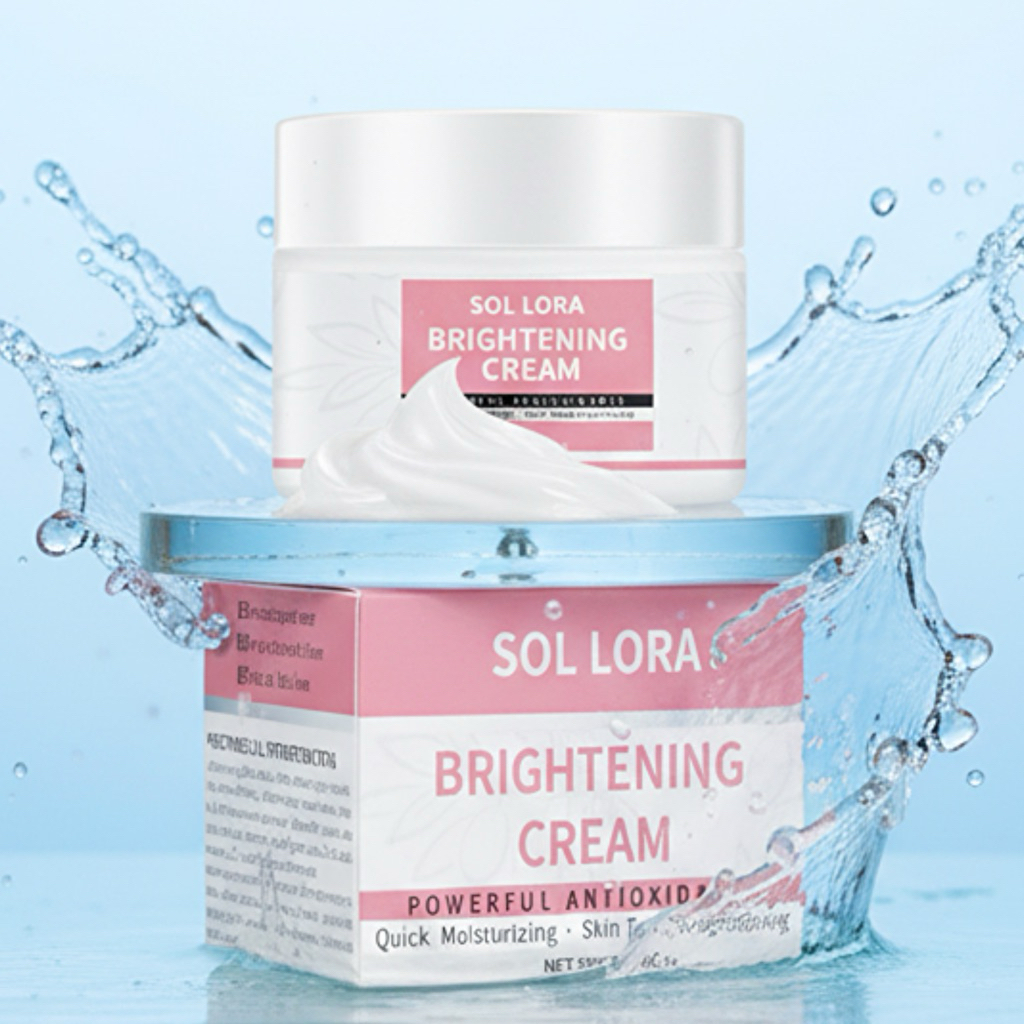 Jual SOL LORA Brightening Cream 50gr - Moisturizer Cream Pencerah Wajah ...