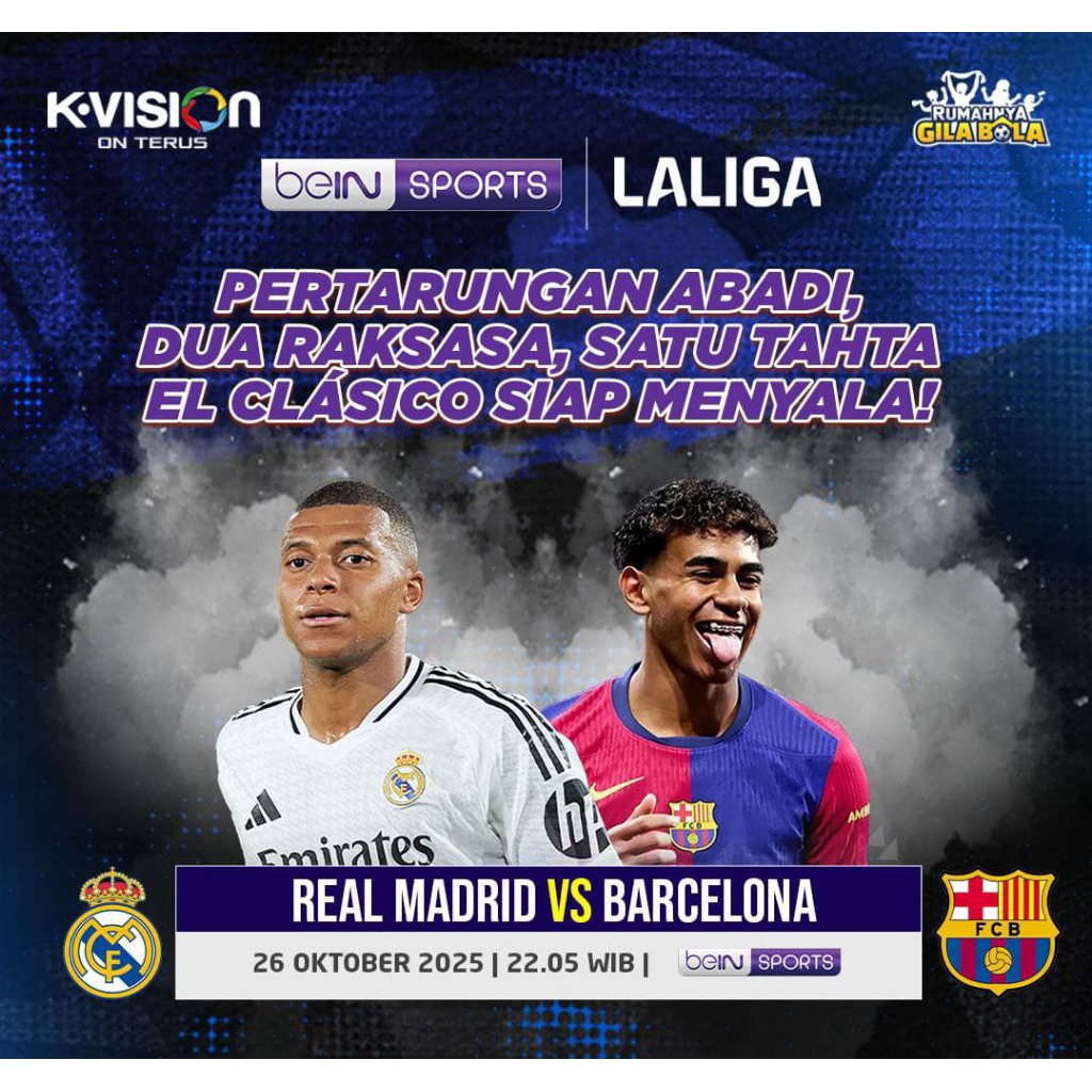 Jual Voucher Paket BEIN K-Vision 30 Hari Special El Classico Real ...