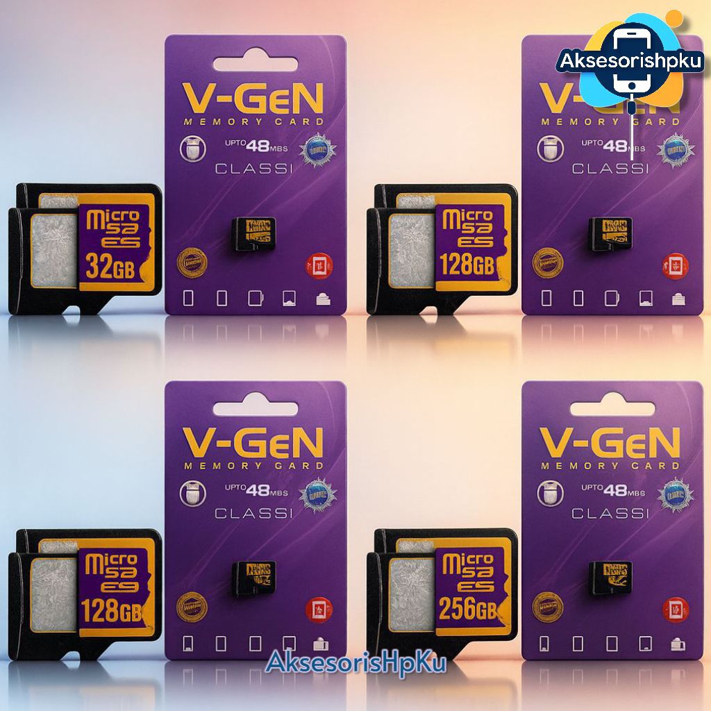 Jual Memory Card V-Gen 8GB Class 6 MMC – Kartu Memori HP Kamera ...