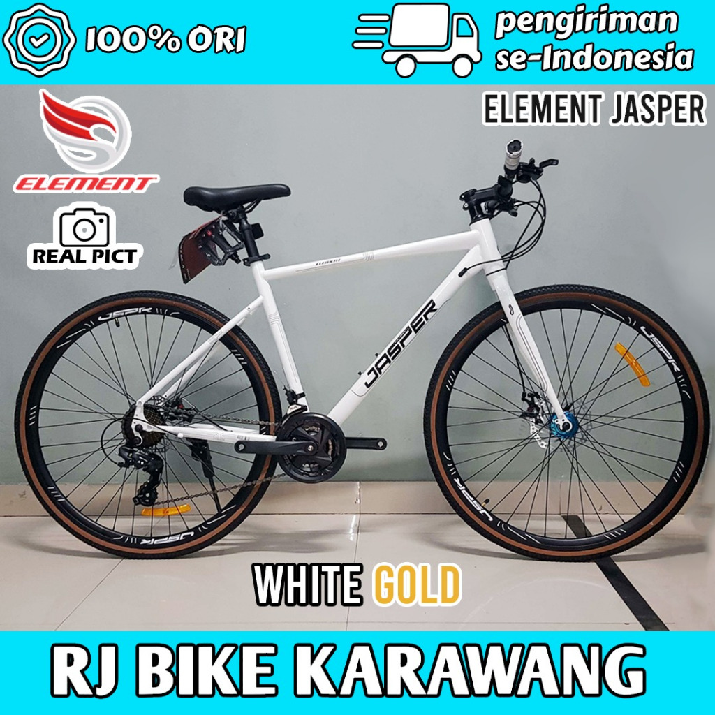 Jual Sepeda Hybrid Gravel 700c Element Jasper TERBARU 24speed dan ...